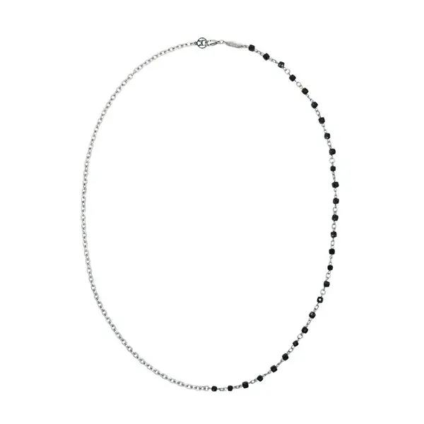 MHART Black Tourmaline Linked Necklace