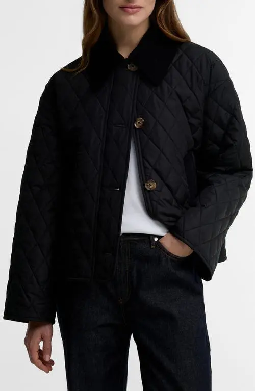Barbour Moira Quilted Jacket - Black/shadow Classic