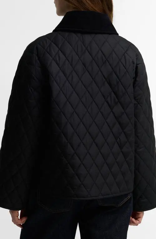 Barbour Moira Quilted Jacket - Black/shadow Classic