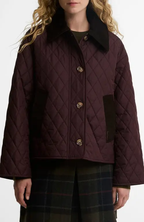 Barbour Moira Quilted Jacket - Fig/shadow Classic
