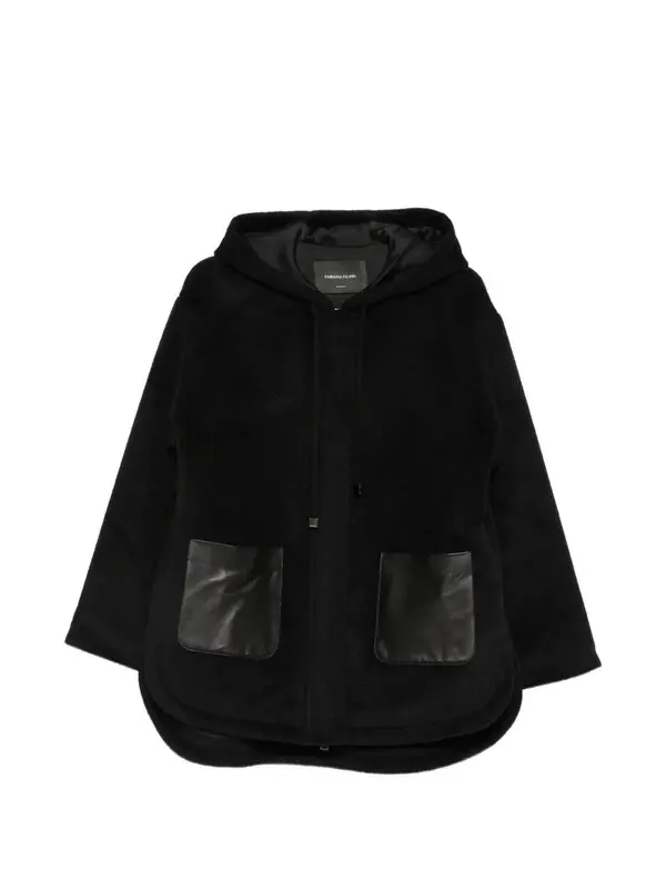 Fabiana Filippi Hoodede Jacket - Black