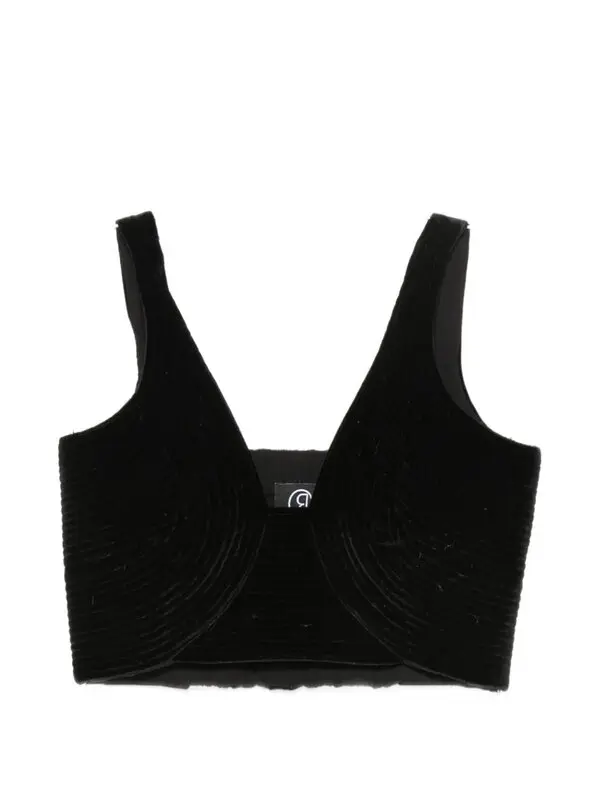 ROSANNA OCAMPO Arena Structured Top - Black