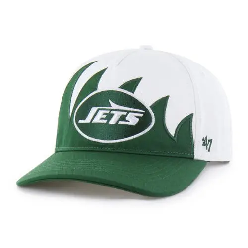'47 New York Jets Jagged Hitch Adjustable Hat - White