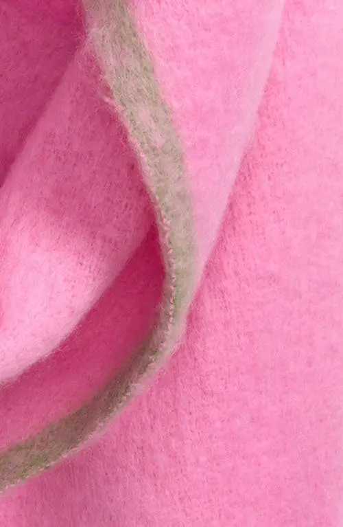 Treasure & Bond Brushed Fringe Scarf - Pink Combo