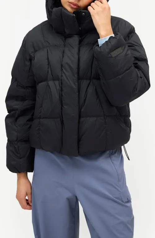 HALFDAYS Louise Down Puffer Jacket - Black