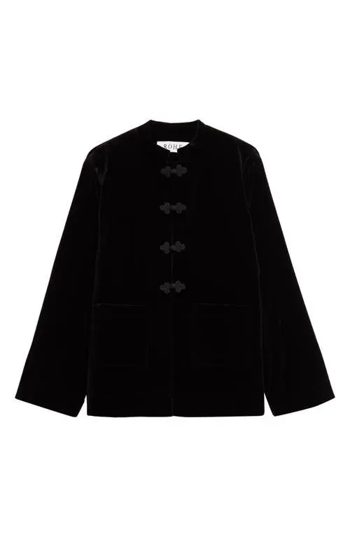 RÓHE Pankou Closure Cotton Velveteen Jacket