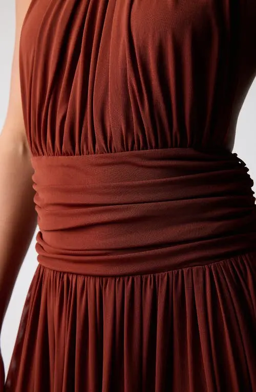 Lulus Lavina Halter Maxi Dress