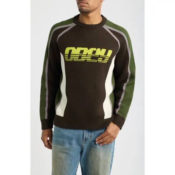 Obey Estadio Cotton Graphic Sweater