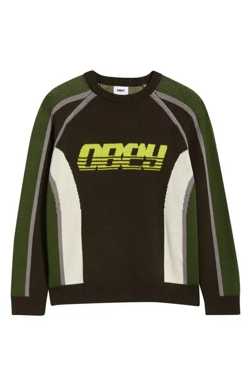 Obey Estadio Cotton Graphic Sweater