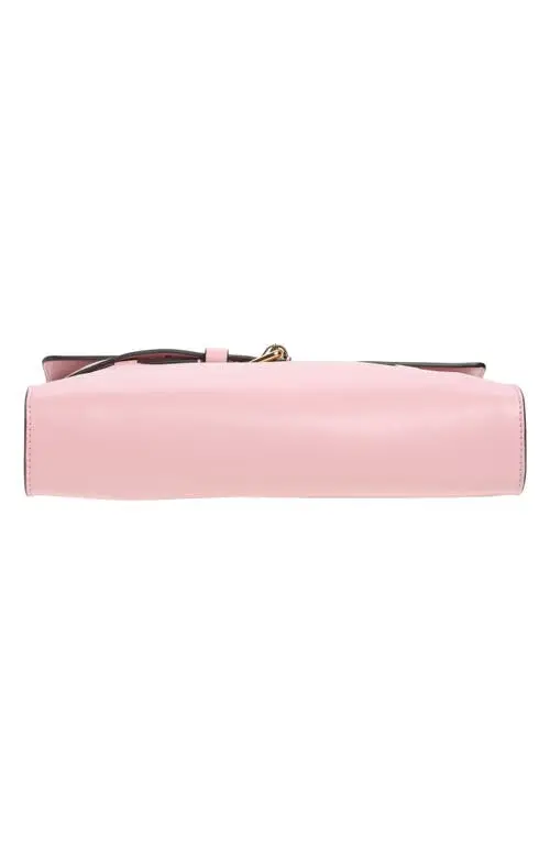 Moschino Tie Me Soft Leather Clutch