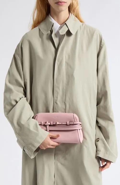 Moschino Soft Leather Crossbody Bag - Pink