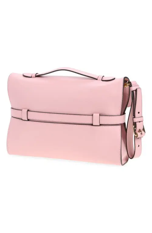 Moschino Soft Leather Crossbody Bag - Pink