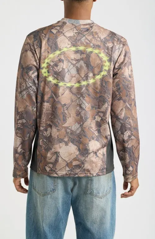 Obey Basecamp Nature Print Graphic Long Sleeve T-shirt