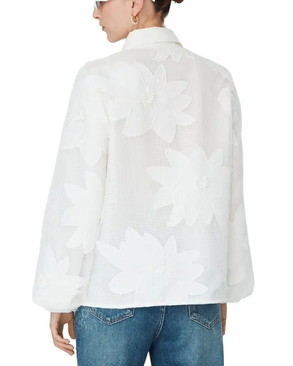 JOVONNA LONDON Lace Applique Blouse