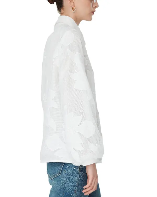 JOVONNA LONDON Lace Applique Blouse