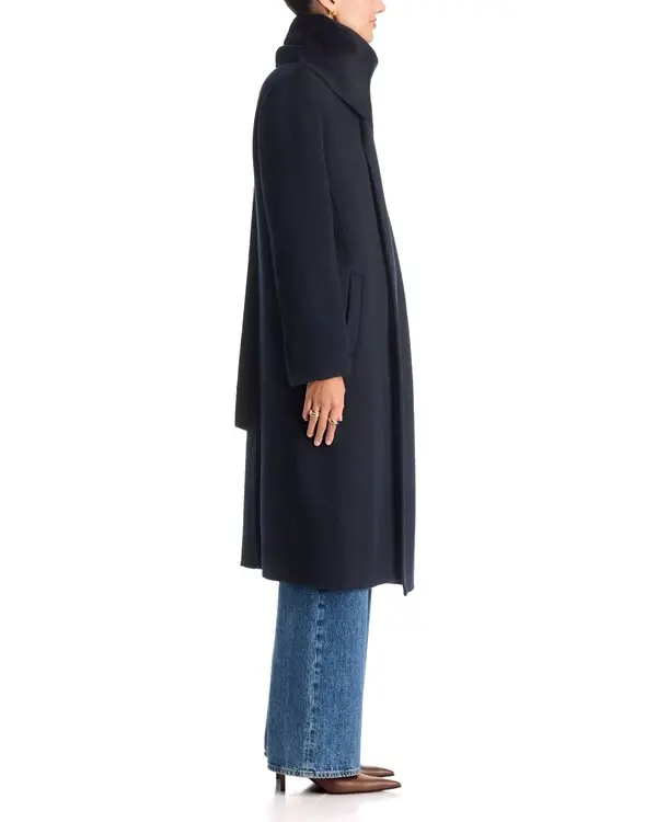Kobi Halperin Olivia Wool Blend Coat With Scarf