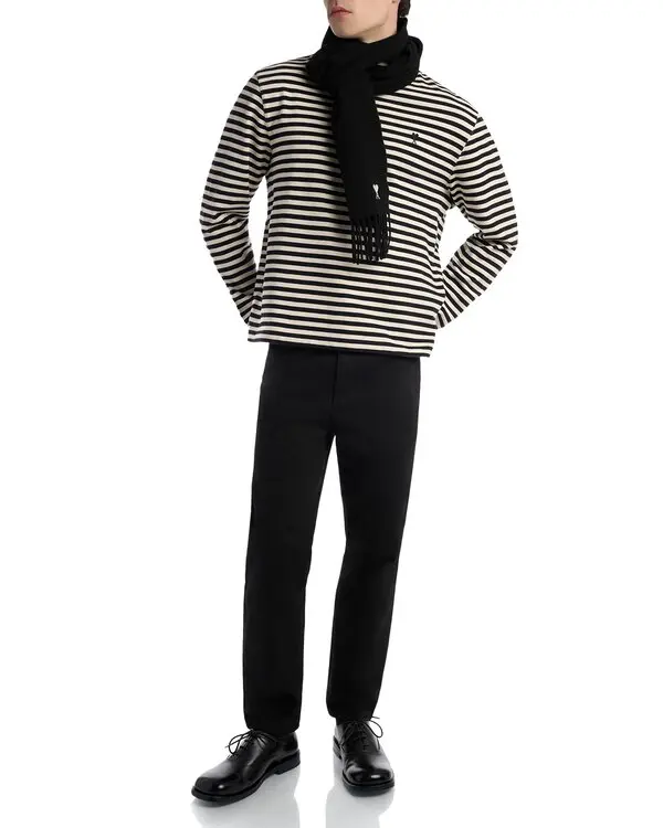 AMI Paris Long Sleeve Striped Tee
