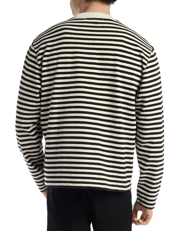 AMI Paris Long Sleeve Striped Tee
