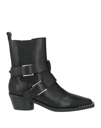 Ash Heron Ankle Boots Size Leather - Black