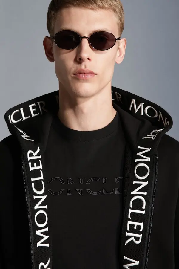 Moncler Logo Zip-up Hoodie