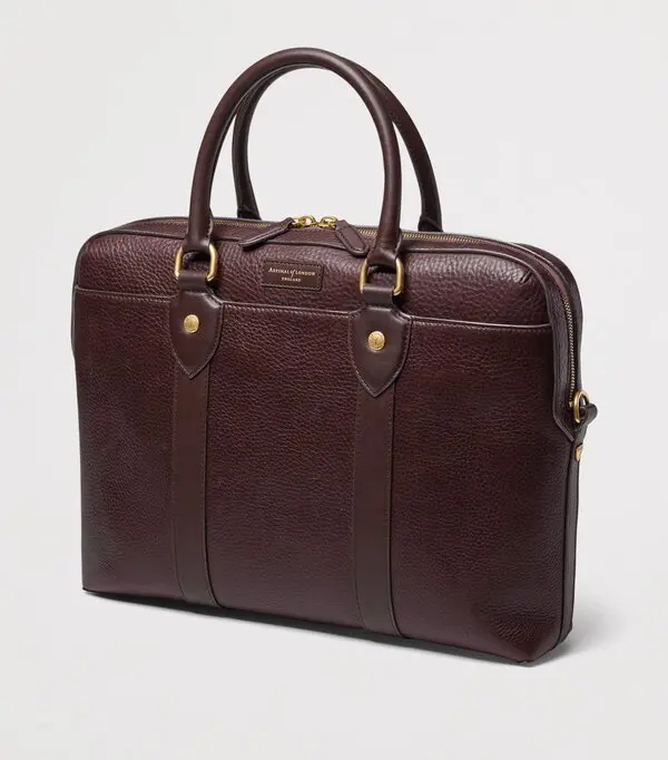 ASPINAL OF LONDON Leather The Hudson Briefcase