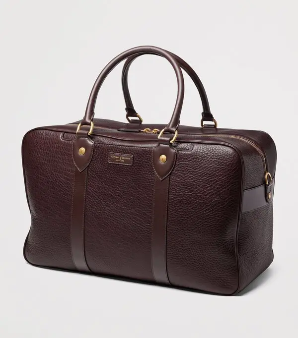 ASPINAL OF LONDON Grained Leather 36-hour Holdall