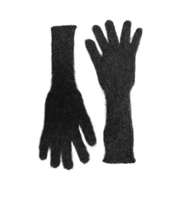 MAISON MARGIELA Brushed-knit Wool Gloves