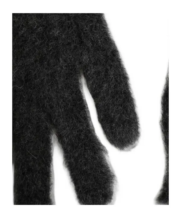 MAISON MARGIELA Brushed-knit Wool Gloves