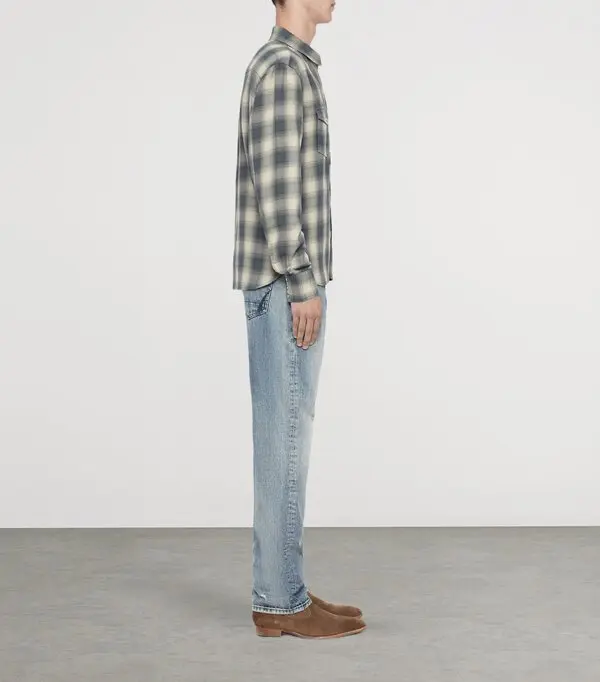 ALLSAINTS Organic Cotton Flannel Brook Shirt