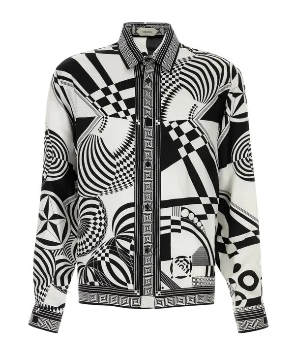 Versace Medusa Collage Printed Shirt - No