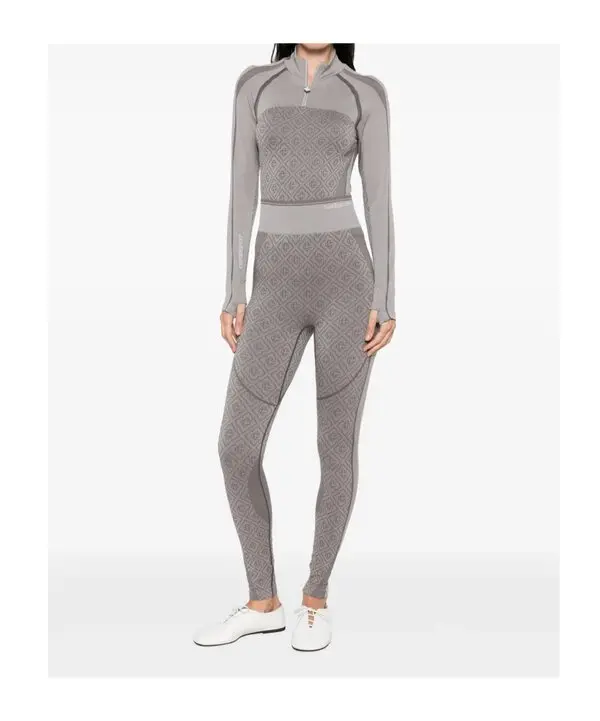 Casablanca Monogram-pattern Leggings
