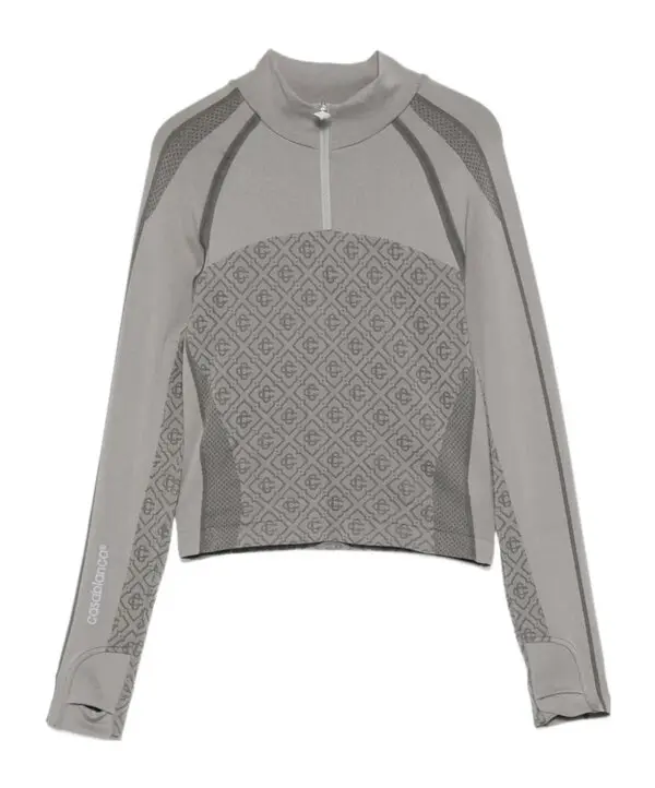 Casablanca Monogram Half-zip Performance Top
