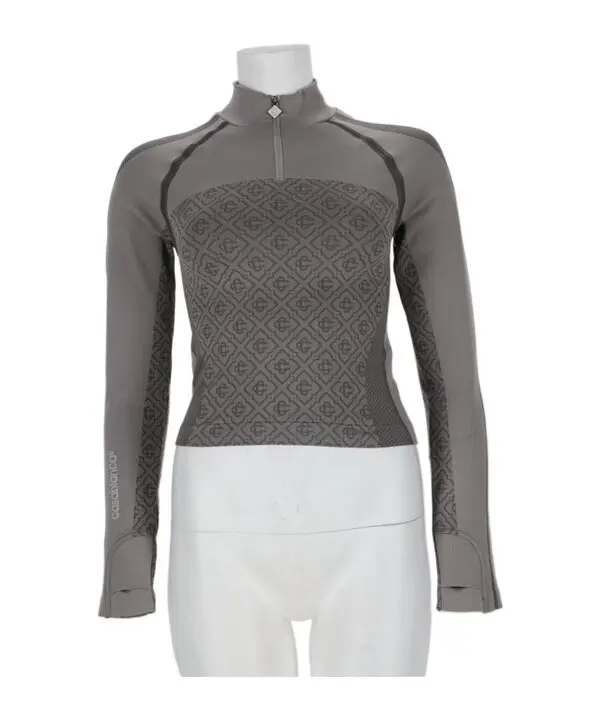 Casablanca Monogram Half-zip Performance Top