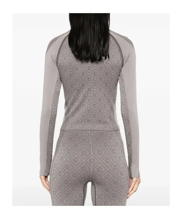 Casablanca Monogram Half-zip Performance Top