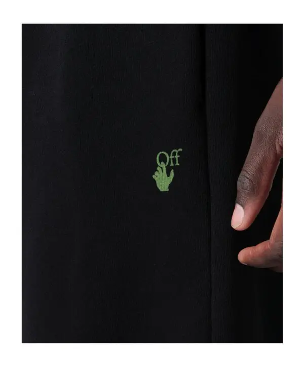 Off-White Drawstring Athletic Pants