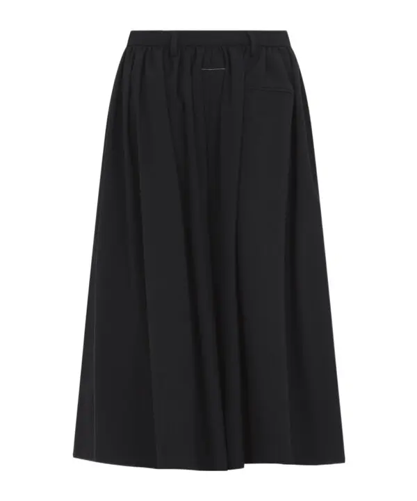 MAISON MARGIELA Gathered Wide Leg Shorts
