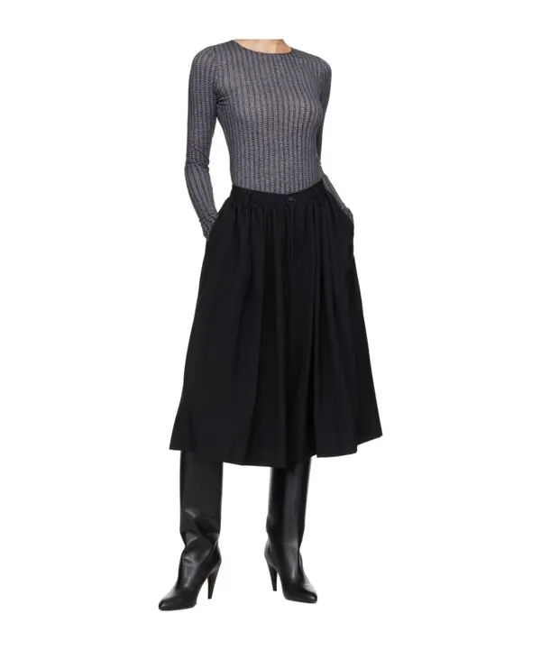 MAISON MARGIELA Gathered Wide Leg Shorts