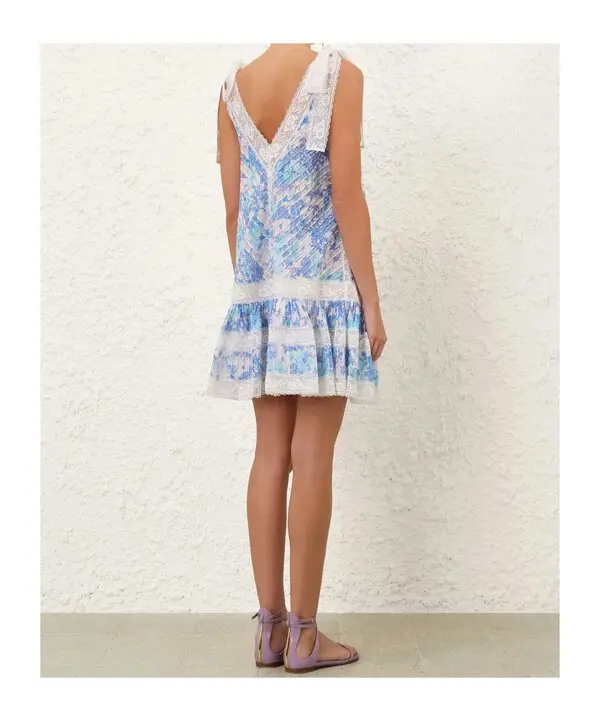 Zimmermann Deep V-neck Mini Dress