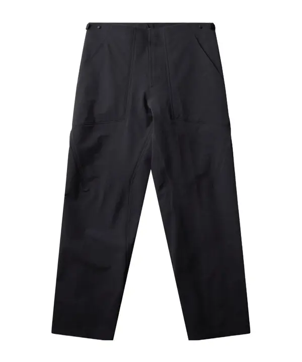 Veilance Casual Trousers With An Adjustable Waistband - Black