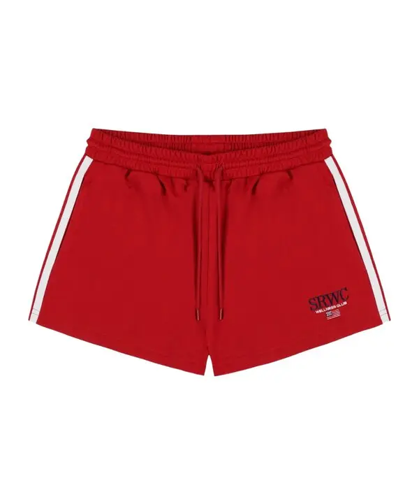SPORTY  RICH Striped Detail Roller Skating Shorts