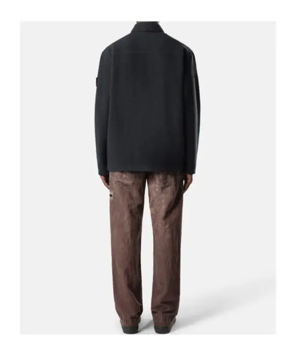 Stone Island Logo Patch Overshirt Jacket