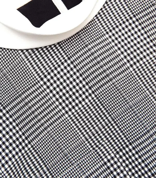 SELF-PORTRAIT Check-pattern Coarse Tweed Mini Dress