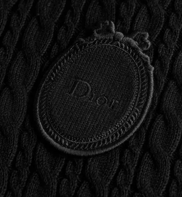 Dior Médaillon Embroidered Short-sleeved Sweater