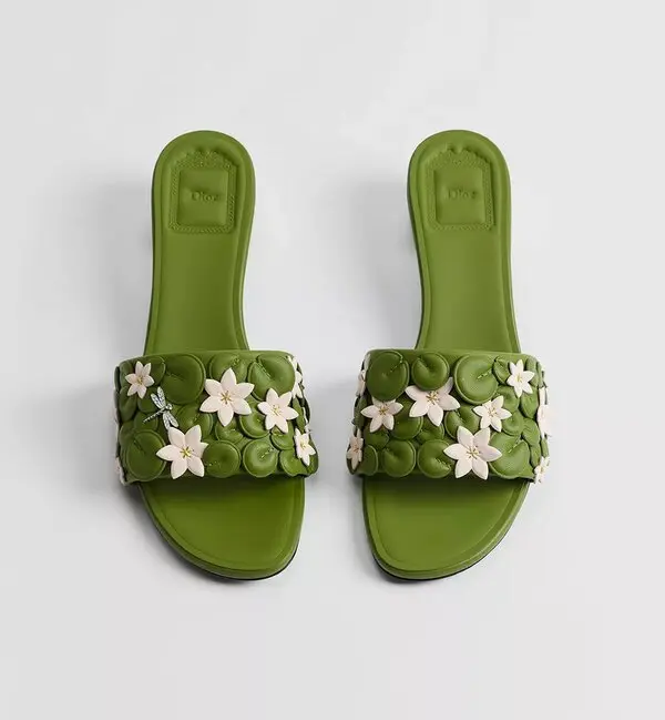 Dior Bloom Heeled Slide