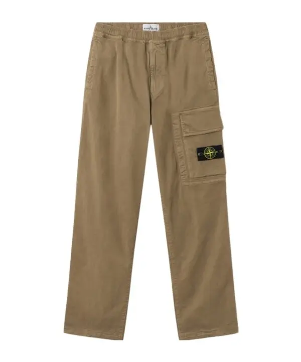 Stone Island Logo Patch Loose-fit Joggers