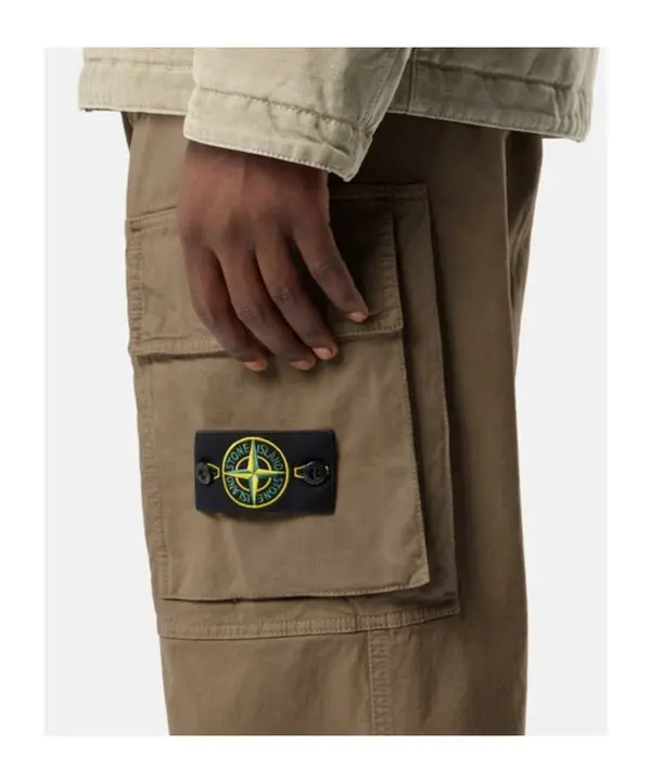 Stone Island Logo Patch Loose-fit Joggers