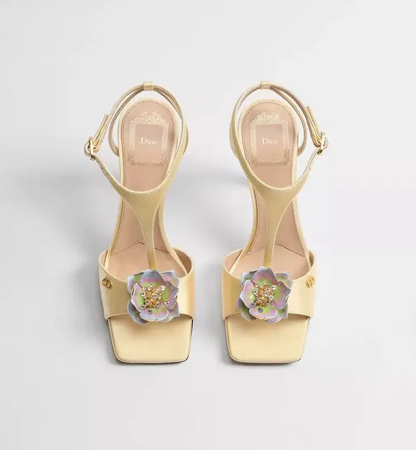 Dior Flora Heeled Sandal