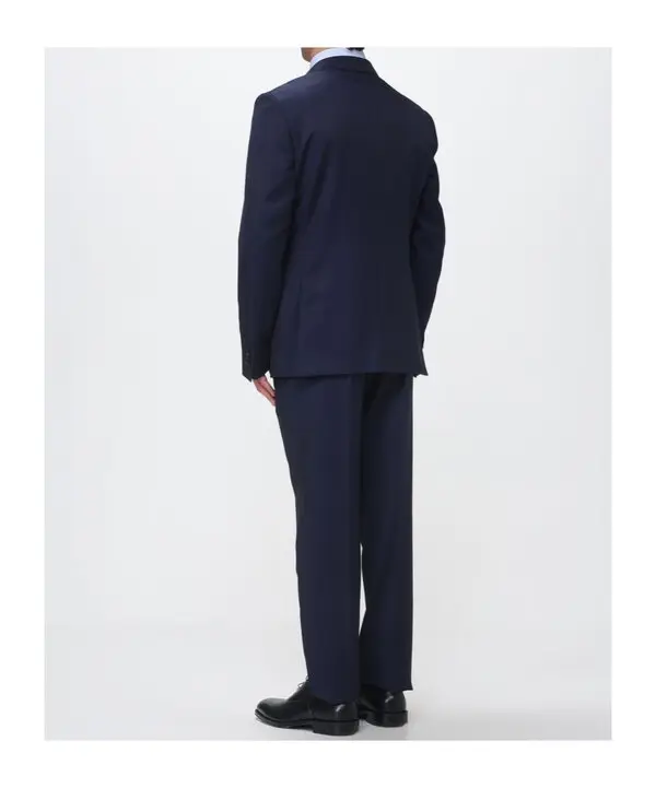 Zegna Long-sleeved Suit Jacket And Trousers Two-piece Set