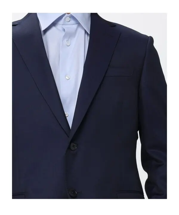 Zegna Long-sleeved Suit Jacket And Trousers Two-piece Set
