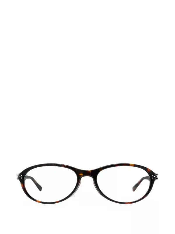 GENTLE MONSTER Harv Tortoiseshell-effect Oval-frame Glasses